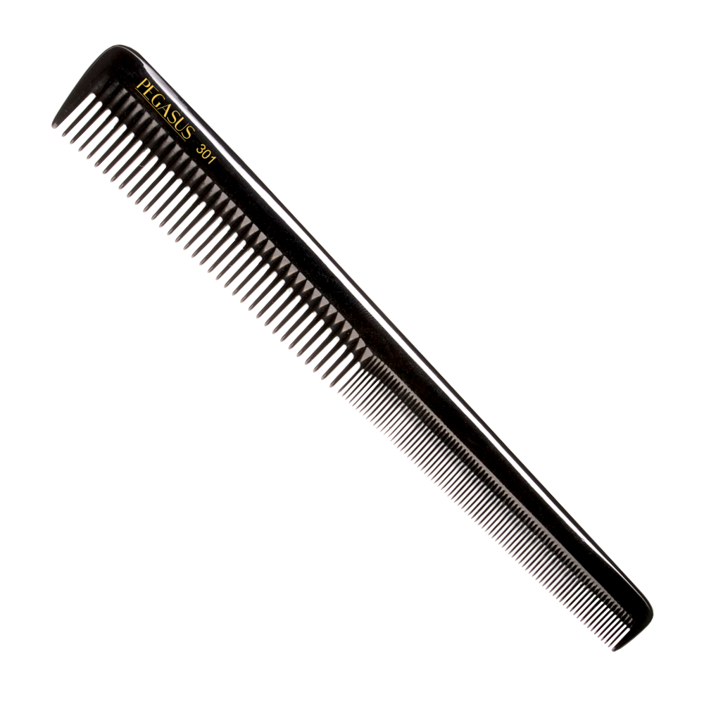 Krest Pegasus 100% Hard Rubber No. 301 - 7” Tapering Barber Comb — WB ...