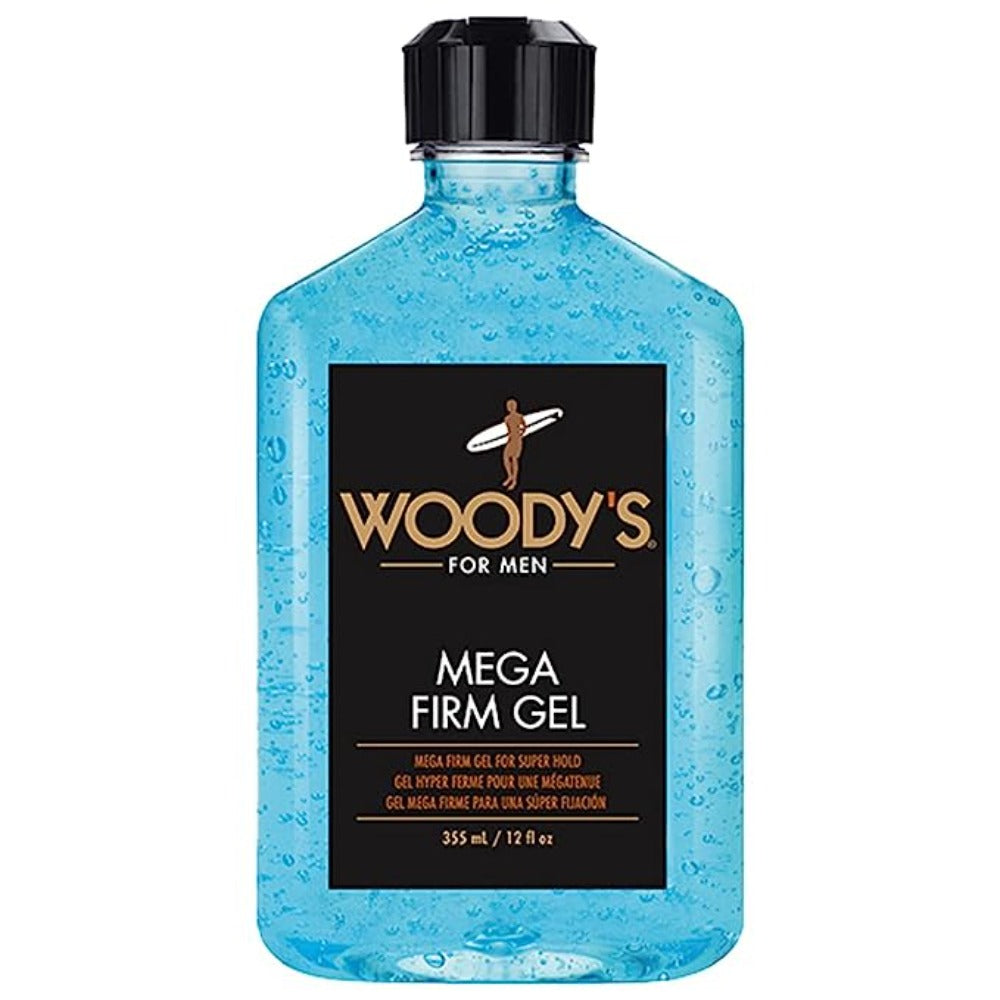 Woody's Mega Firm Gel 12 oz — WB Barber Supply