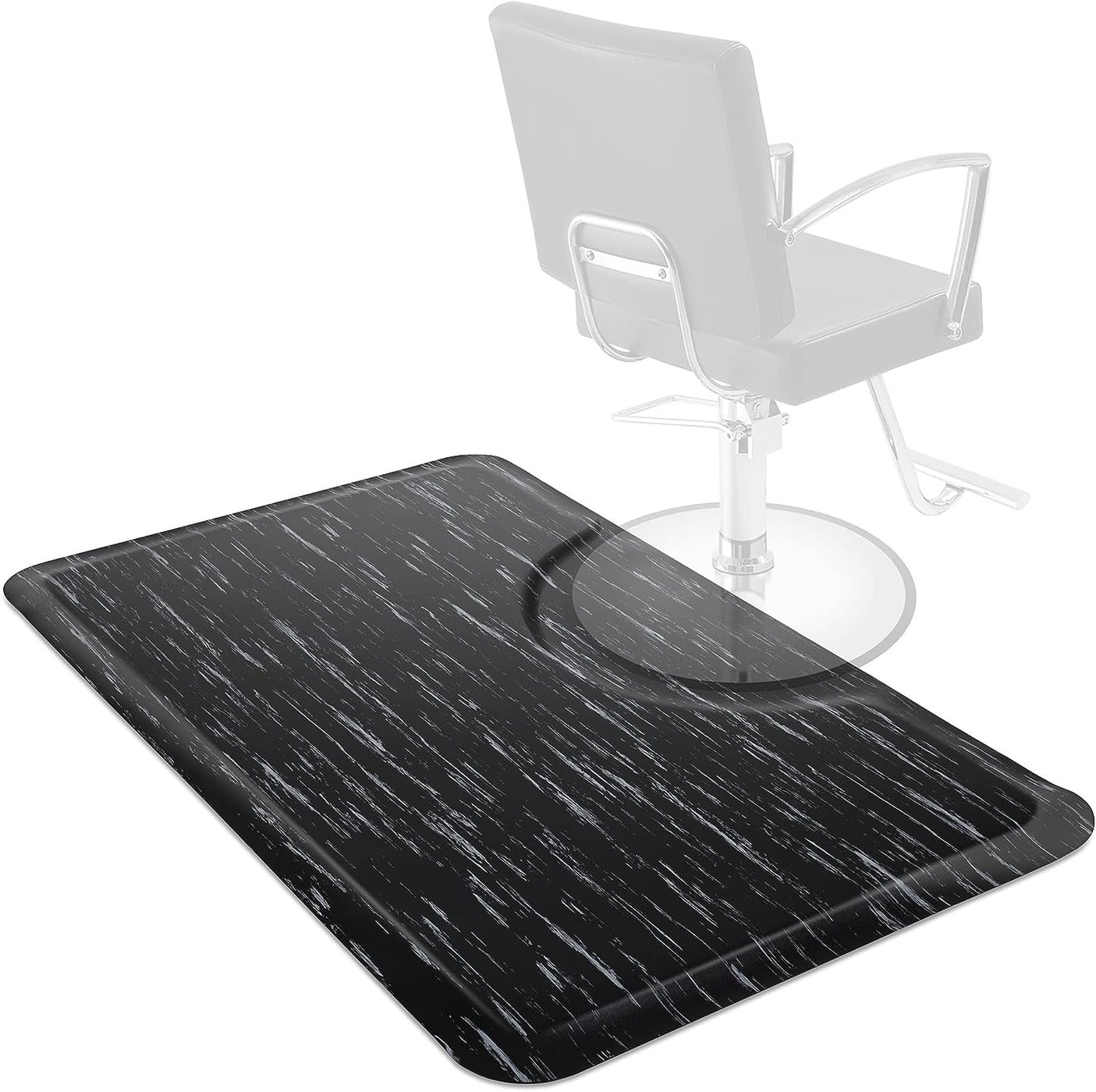 Rhino Marbleized Salon Barber Mats 3' X 5' (Multiple Color & Shape Opt ...