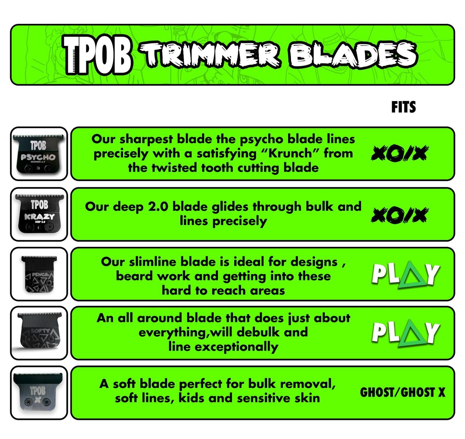TPOB PLAY 3-Pack – Orange Edition (Clipper, Trimmer & Shaver with 3-Wa ...