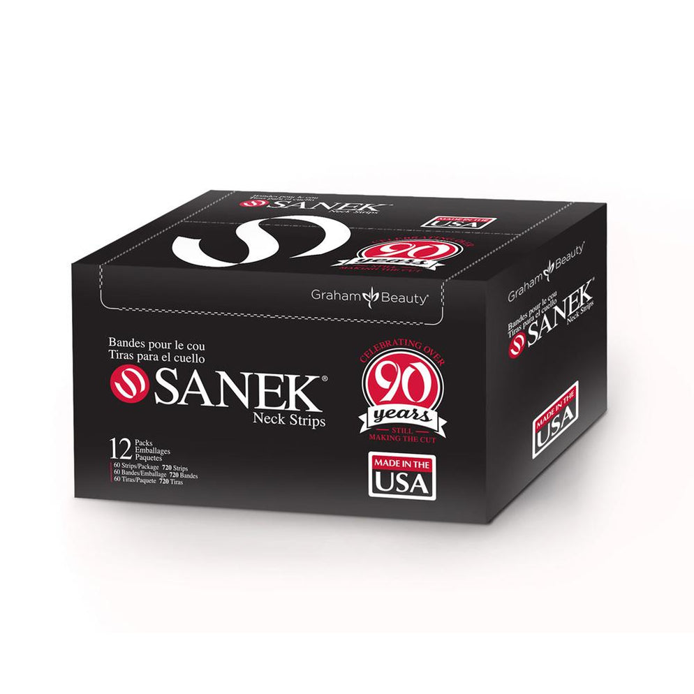 SANEK Neck Strips (Box or Master Case) — WB Barber Supply