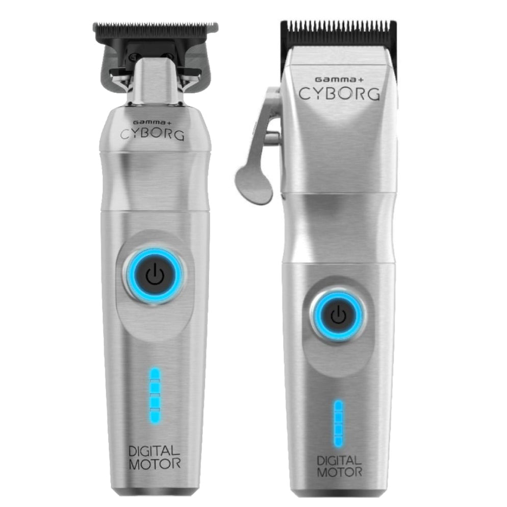 Gamma+ CYBORG Clipper & Trimmer Bundle — WB Barber Supply