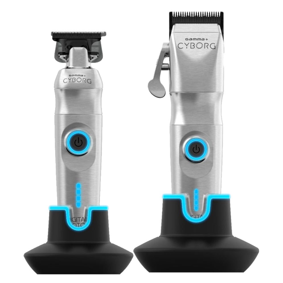 Gamma+ CYBORG Clipper & Trimmer Bundle — WB Barber Supply