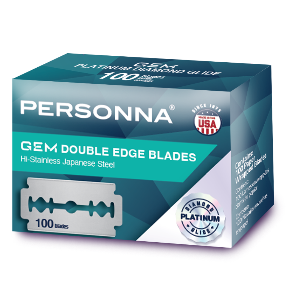 Personna GEM Double Edge Blade, 100 pack — WB Barber Supply