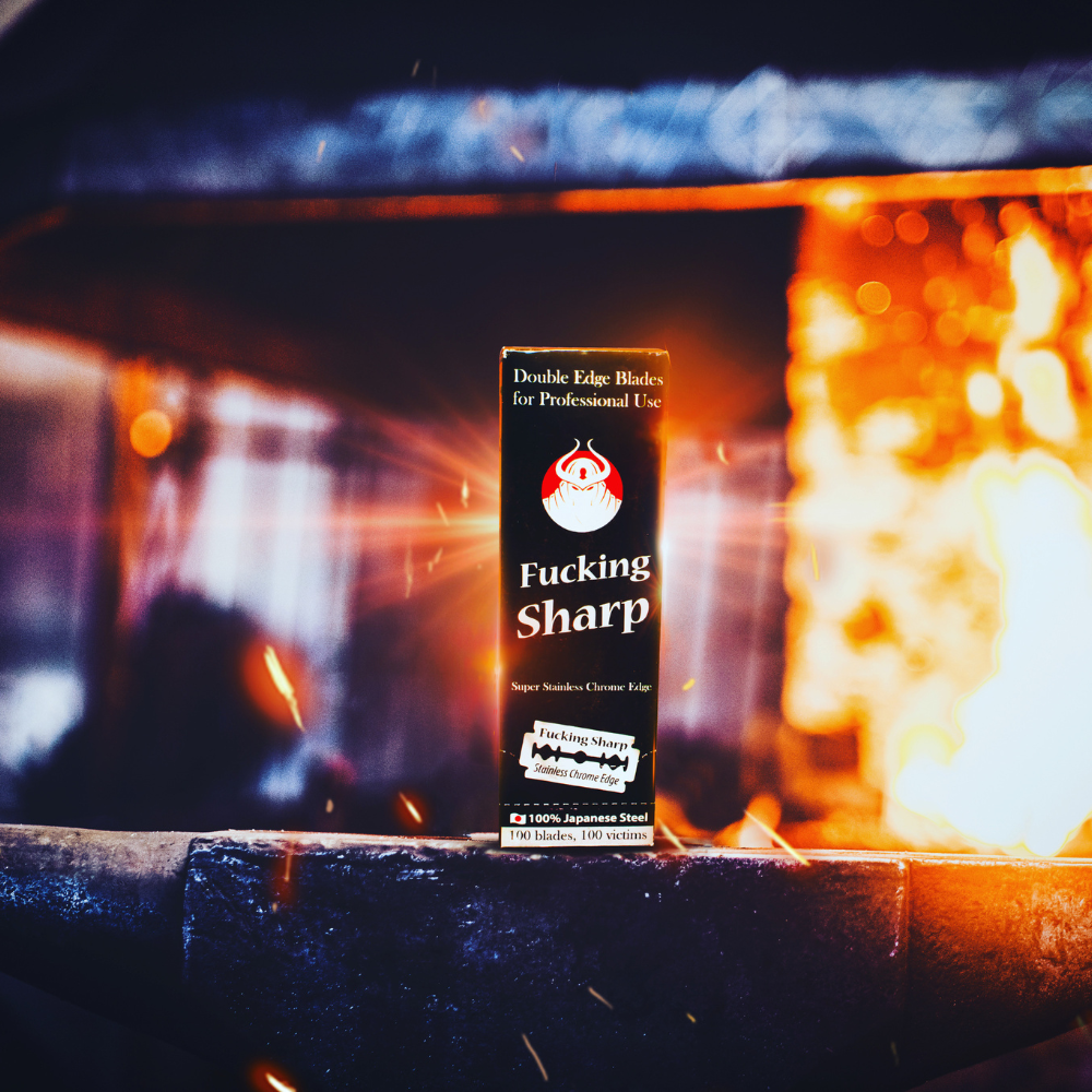 Fucking Sharp Double Edge Razor Blades - 100% Japanese Steel - 100 Bla ...