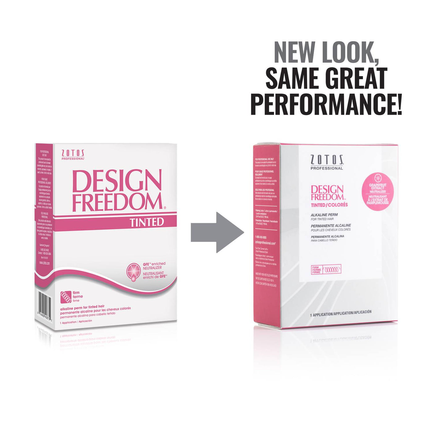 Zotos Design Freedom Tint Alkaline Perm — WB Barber Supply