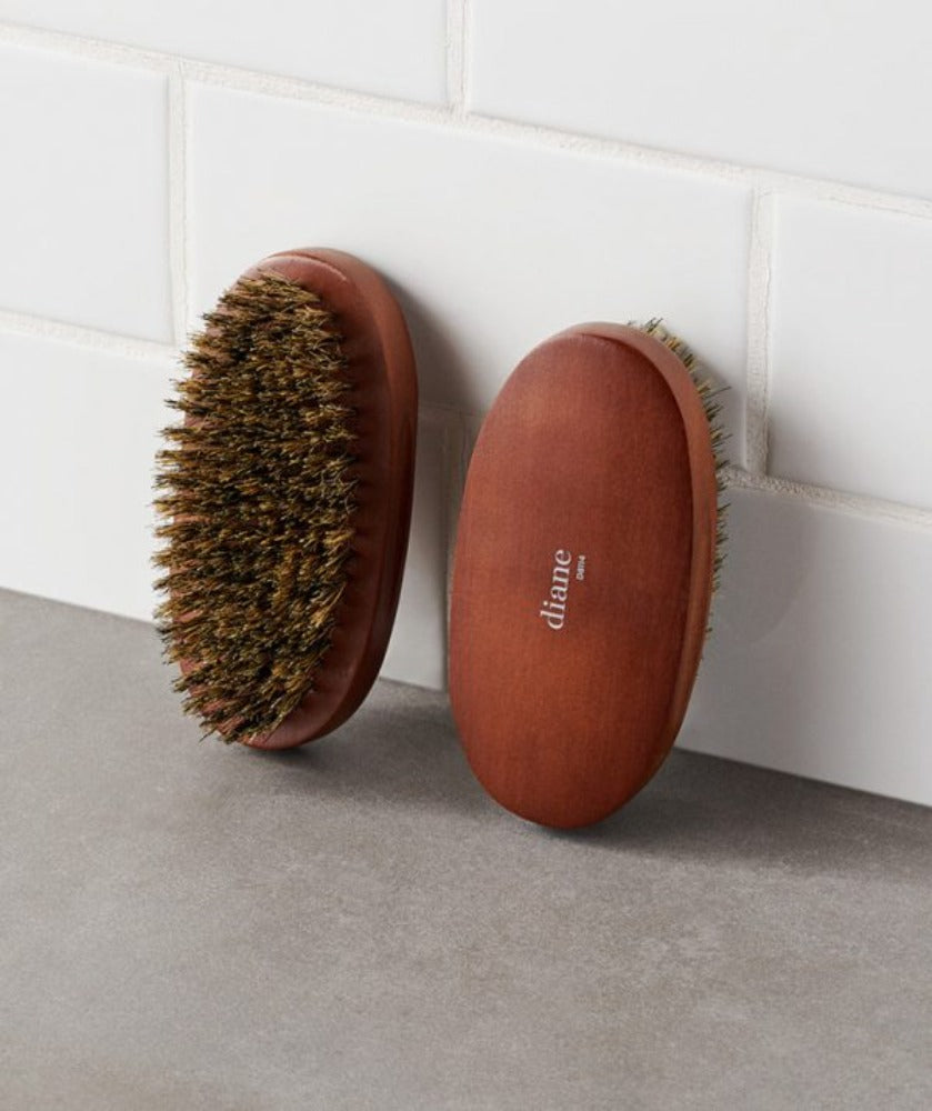 Deluxe Soft Military Palm Brush 5 — WB Barber Supply