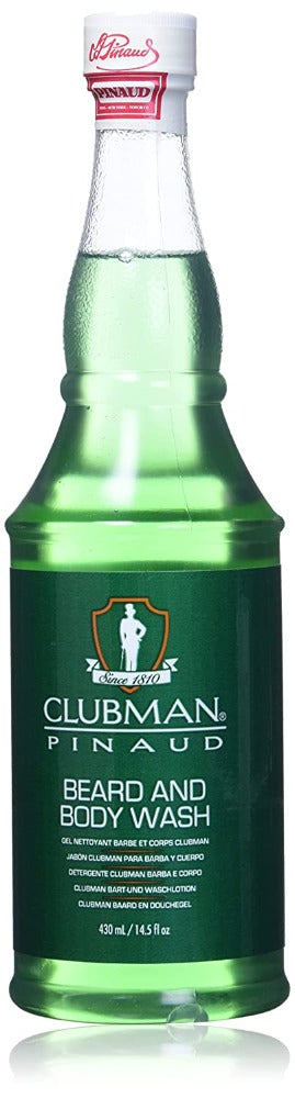 Clubman Beard & Body Wash, 14.5 fl oz — WB Barber Supply
