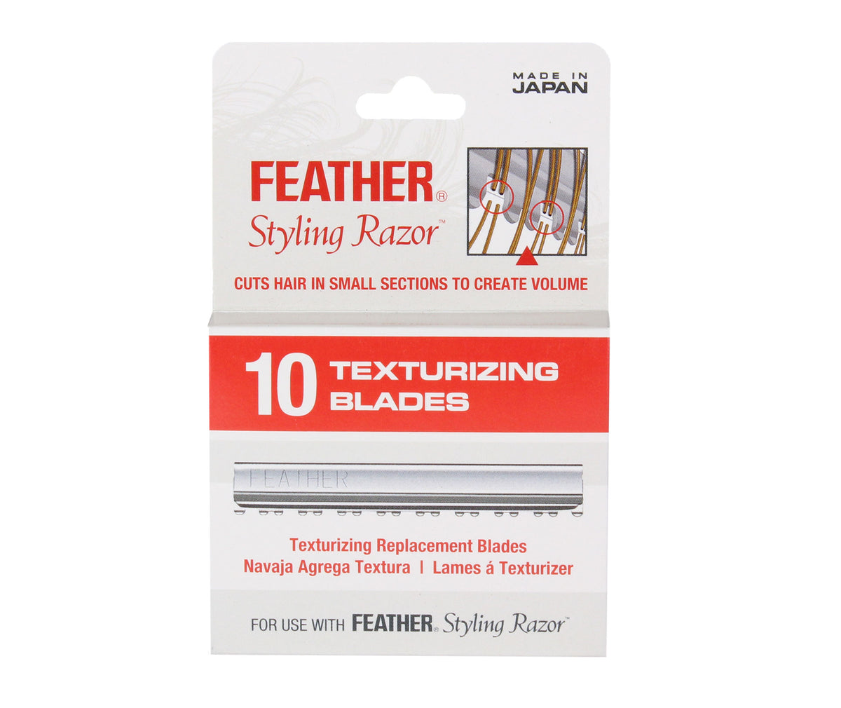 Feather Styling Razor Texturizing Blades — WB Barber Supply