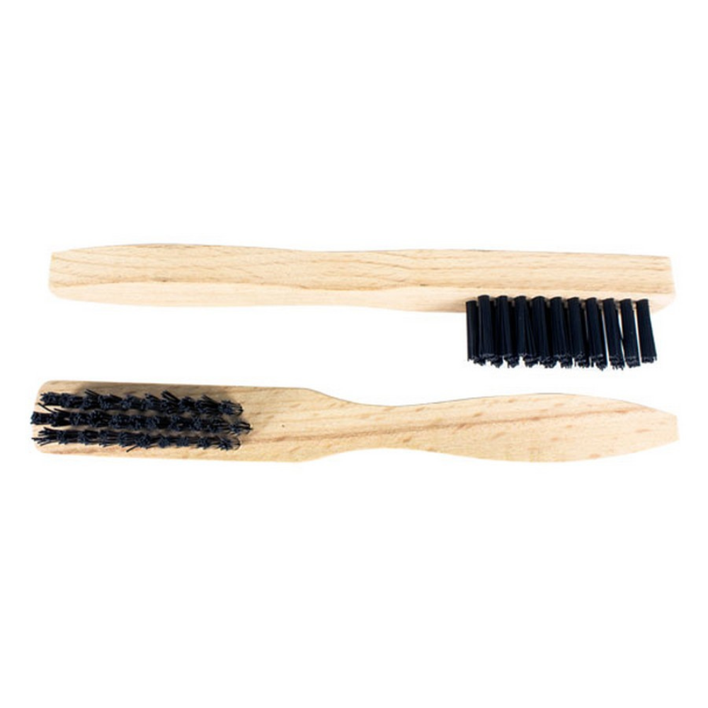 Vincent Wood Handle Clipper Cleaning Brush - 2 pack (Vt145) — WB Barber ...