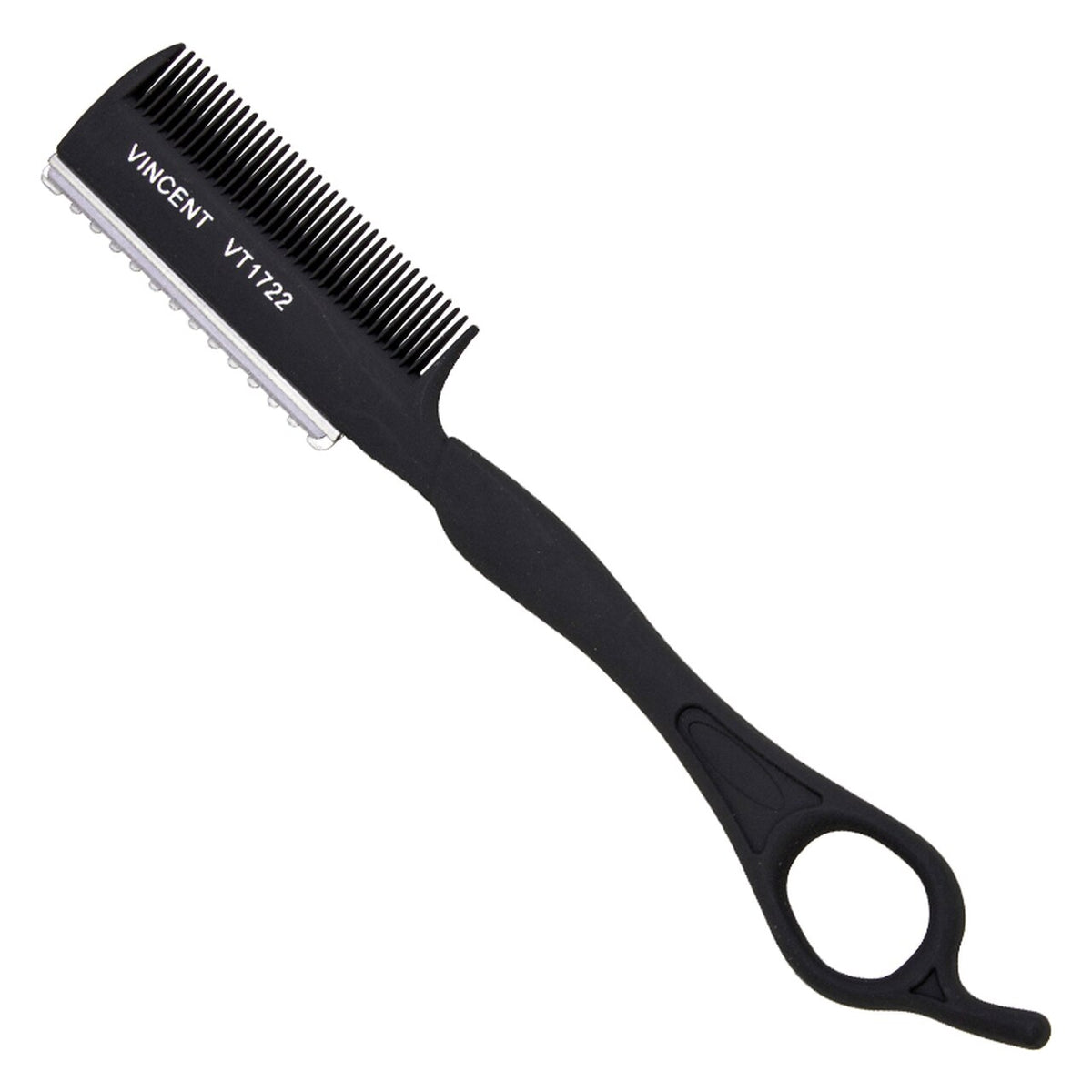 Vincent Carbon 2 Ways Razor Comb One Eye VT1722 — WB Barber Supply