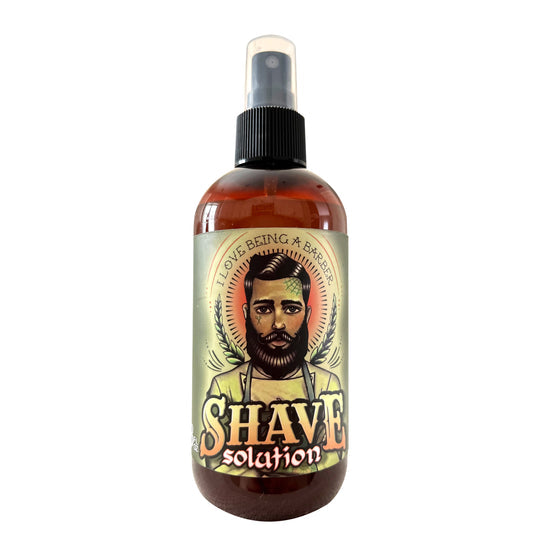 I Love Being A Barber Shave Solution 8oz — WB Barber Supply